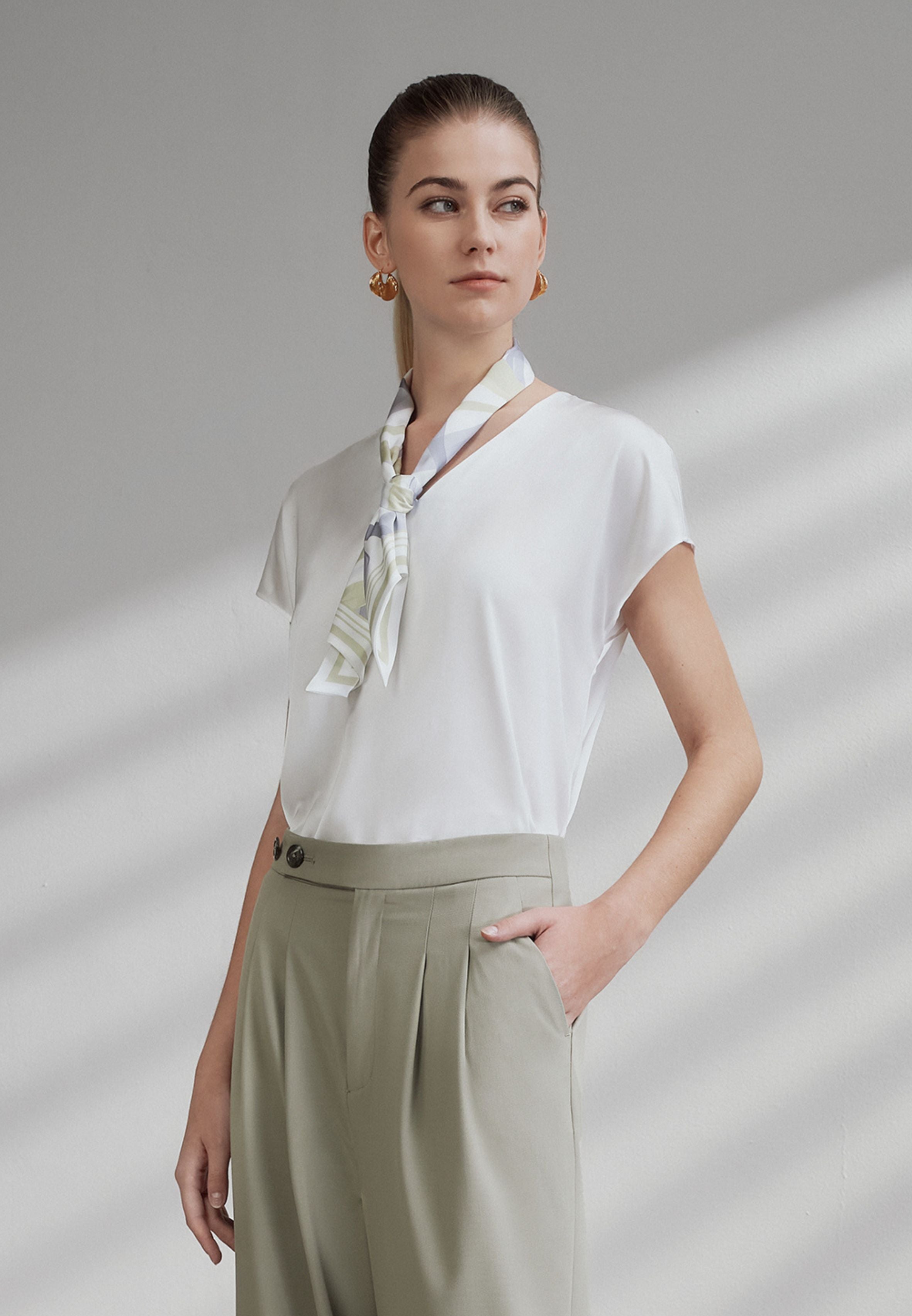 เสื้อเบลาส์สำหรับผู้หญิง Regular Fit – G2000 Thailand